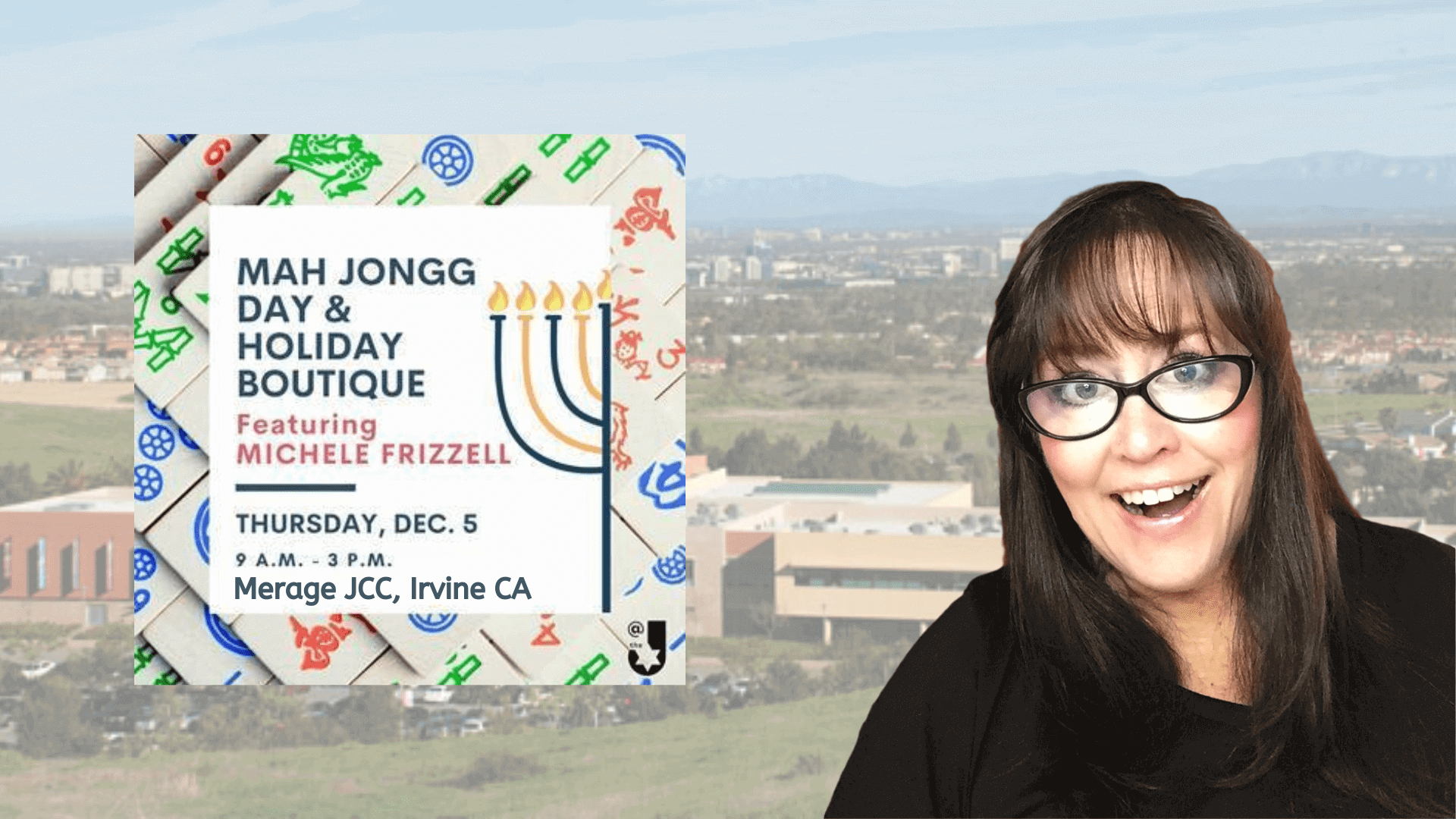 IN-PERSON GIG Irvine CA Merage JCC Mah Jongg Day with Michele Frizzell ...