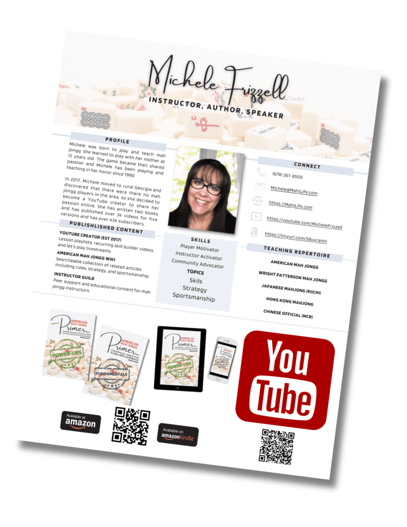 Speaking - Asian Mahjong Game Instruction - Mahj Life